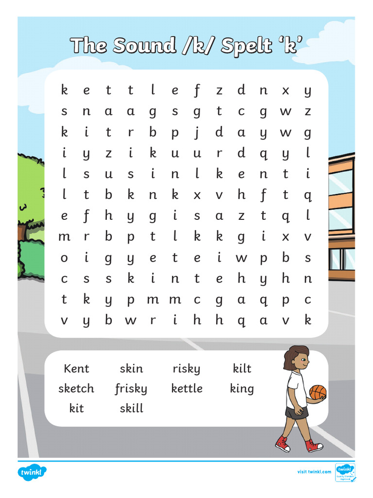 Sonido /k/ con la letra 'k' | PDF
