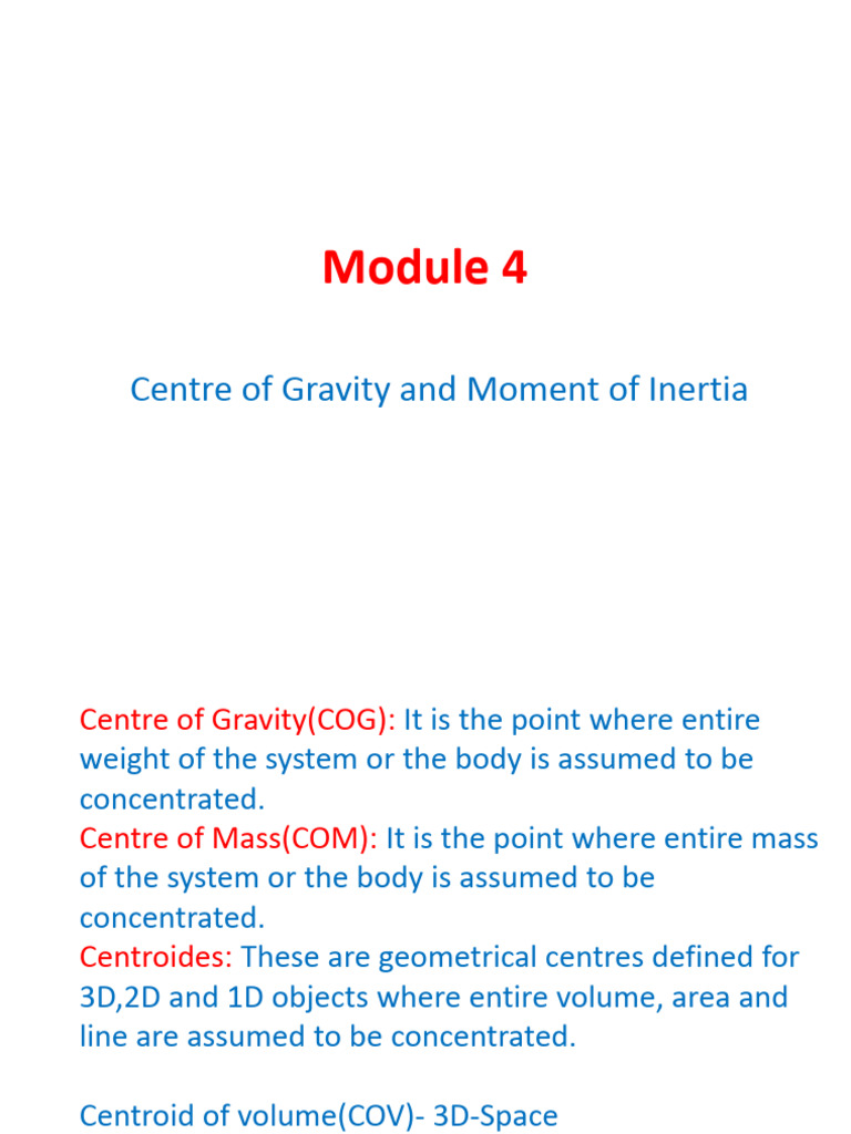 COG vs COM: Key Differences Explained | PDF
