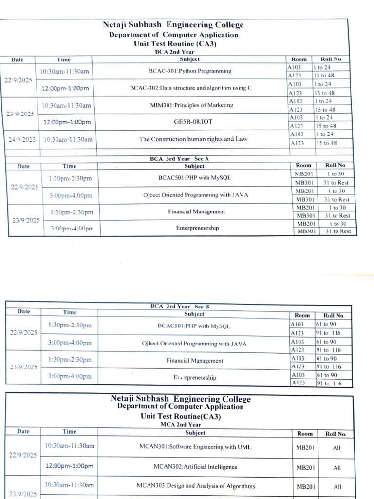 Updated CA3 Routine | PDF | Computer Programming | Systems Engineering