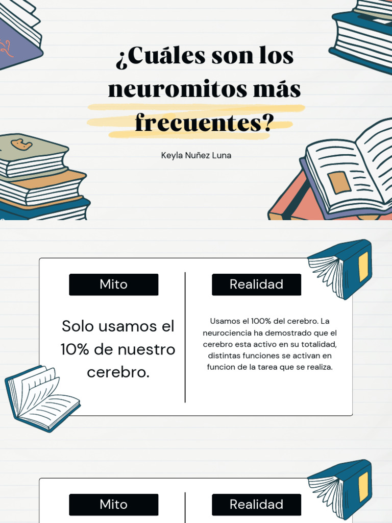 Neuromitos Comunes y Realidades Científicas | PDF