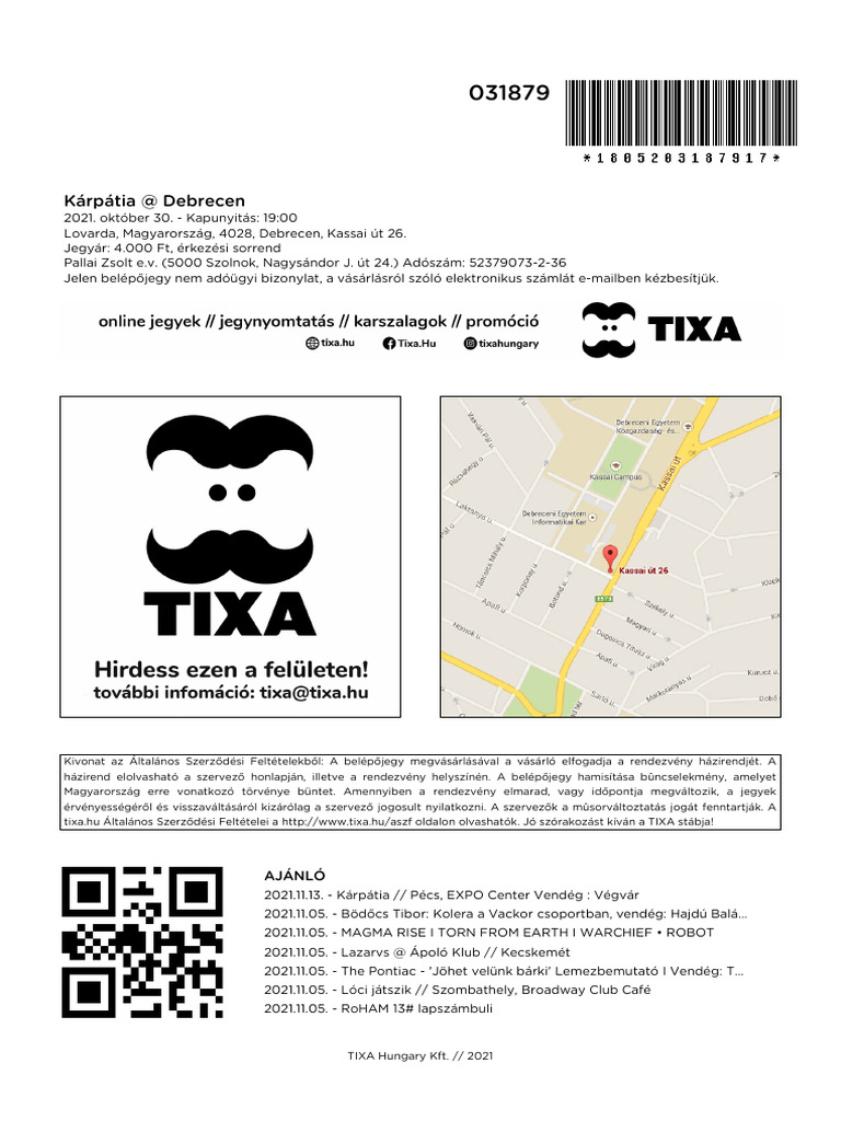 Kárpátia at Debrecen: Ajánló | PDF