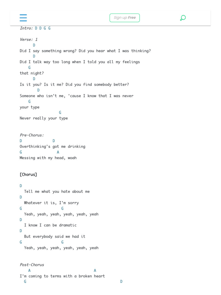 Good Things Fall Apart - Illenium Chords | PDF | Song Structure | Sound ...