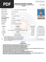 BBMKU - Admit Card | PDF