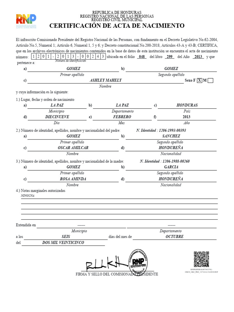 SIN RNP Acta Nac 12-20251006 151553 | PDF | Gobierno