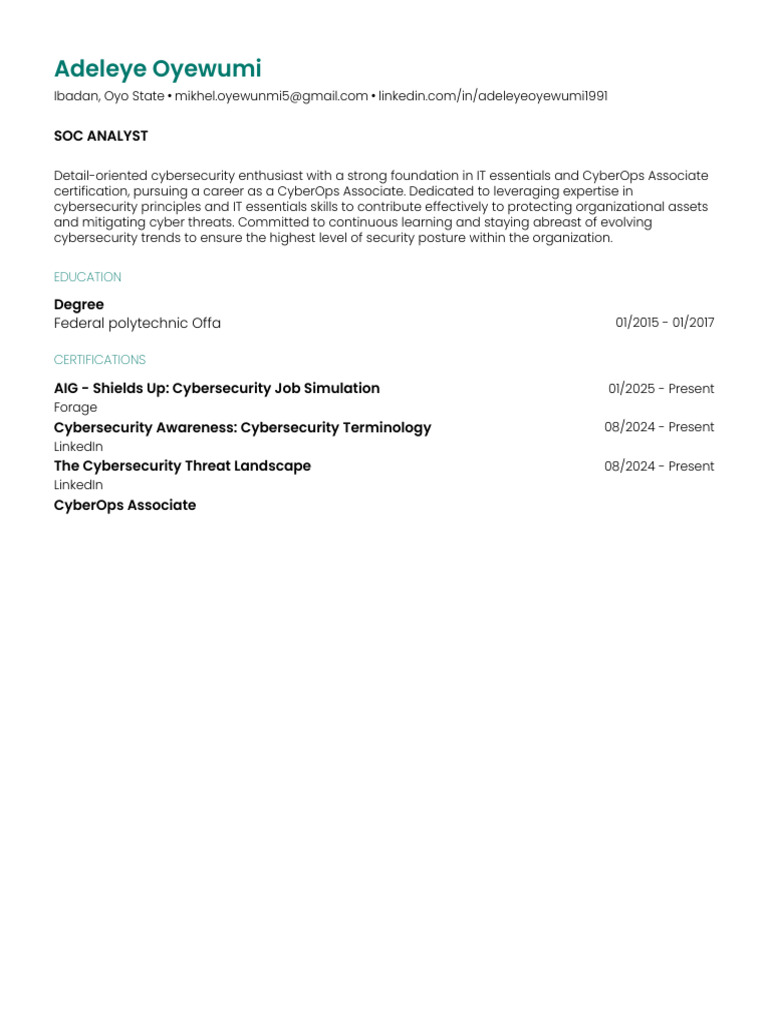 Untitled Resume | PDF