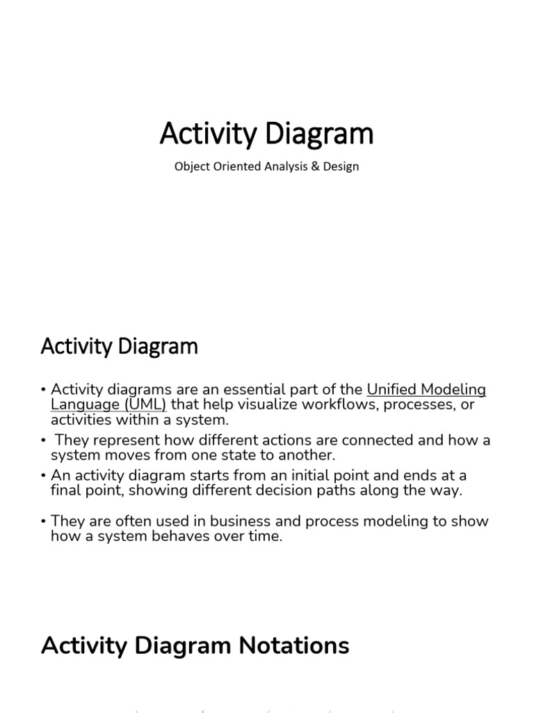 Understanding UML Activity Diagrams | PDF