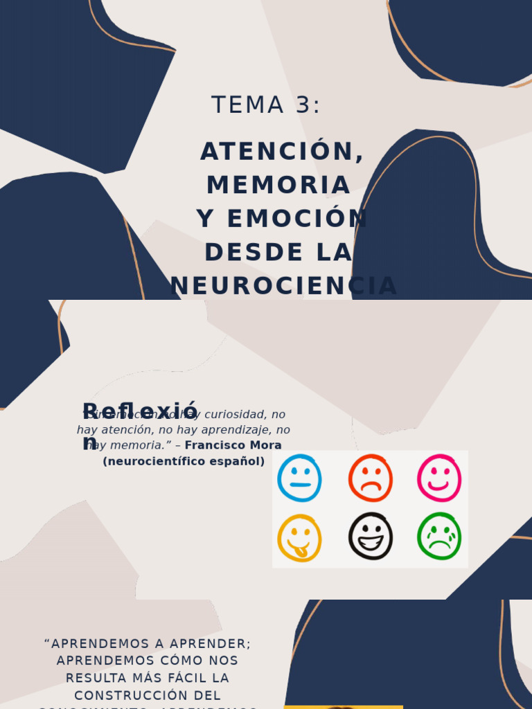 Tema 3 - Atención, Memoria y Emoción Desde La Neurociencia-1 | PDF ...