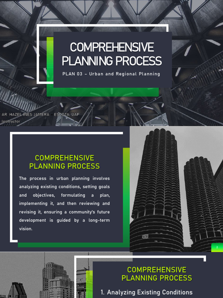 Urban Comprehensive Planning Process | PDF | Urban Planning | Planning
