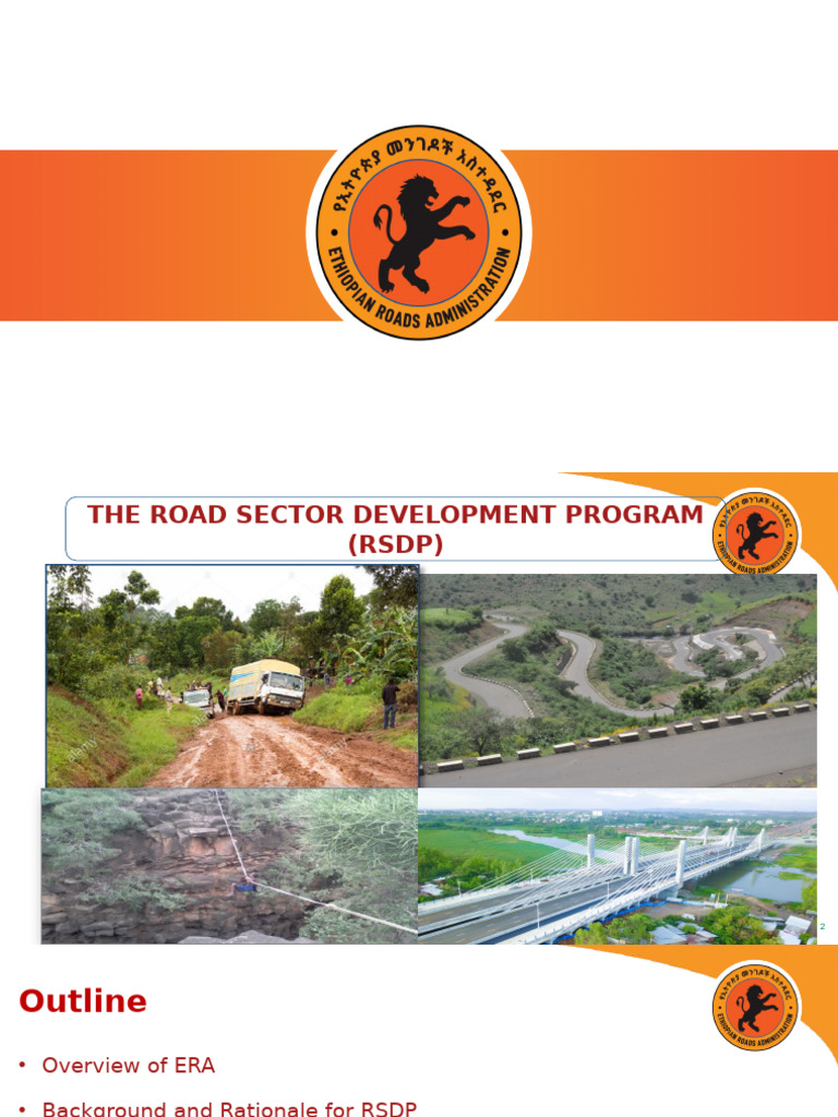RSDP Presentaation - July 2024 | PDF | Road | Transport