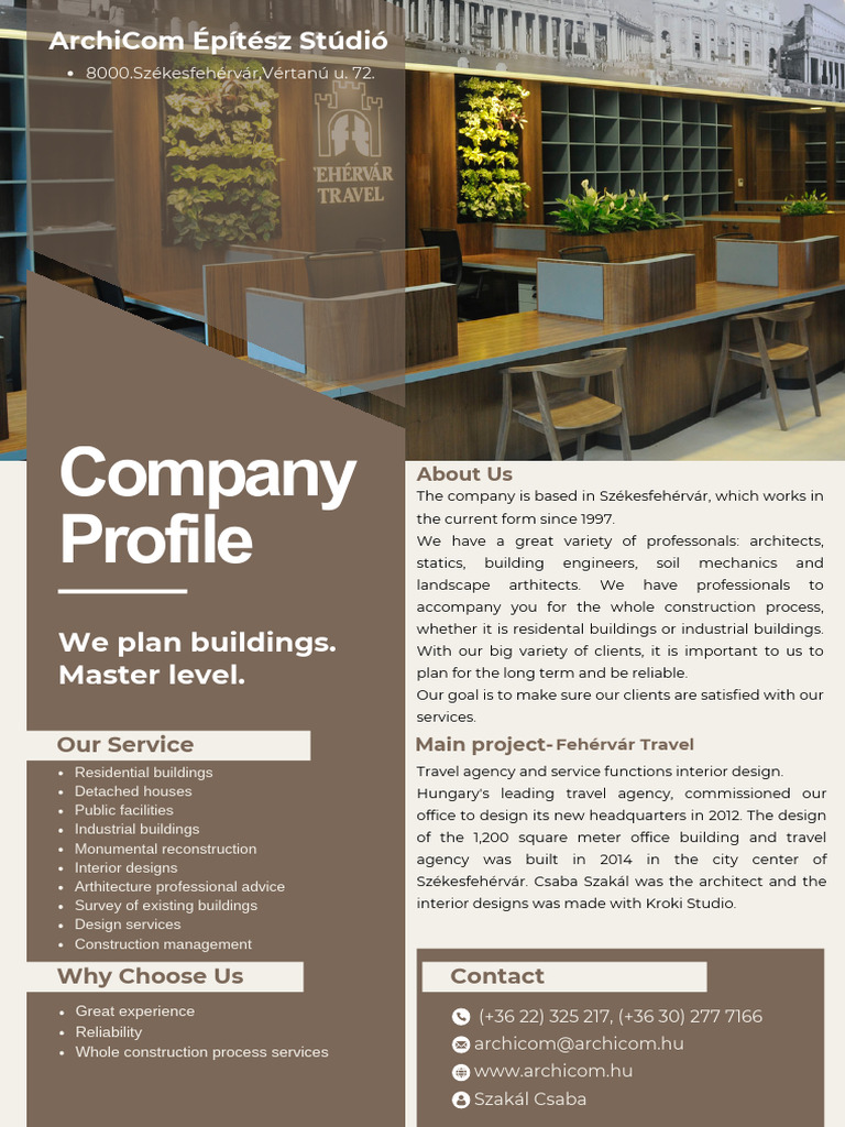 ArchiCom Company Profile | PDF | Housing | Architectural Design
