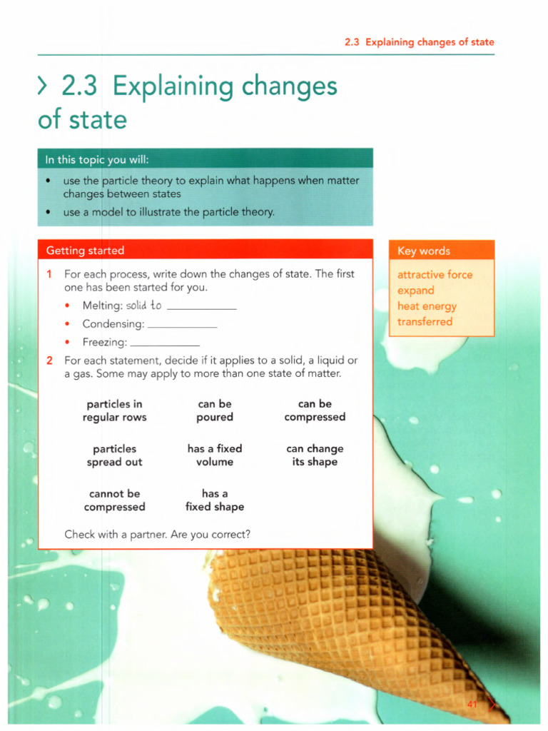 Cambridge Science Learner's Book 7 | PDF