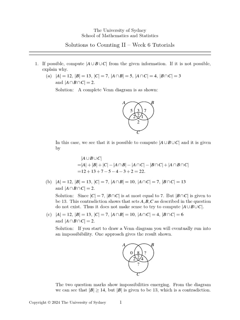 TutorialWeek06 Solutions | PDF | Number Theory | Discrete Mathematics