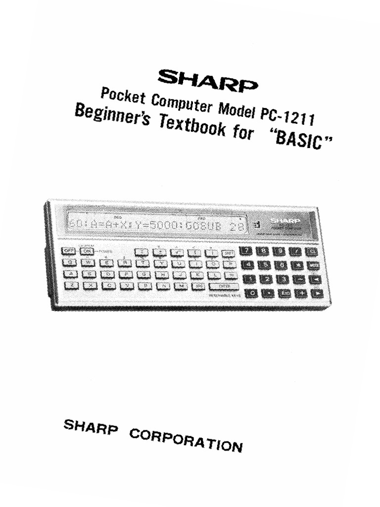 Beginners Textbook For Basic | PDF | Variable (Computer Science) | Trigonometric Functions