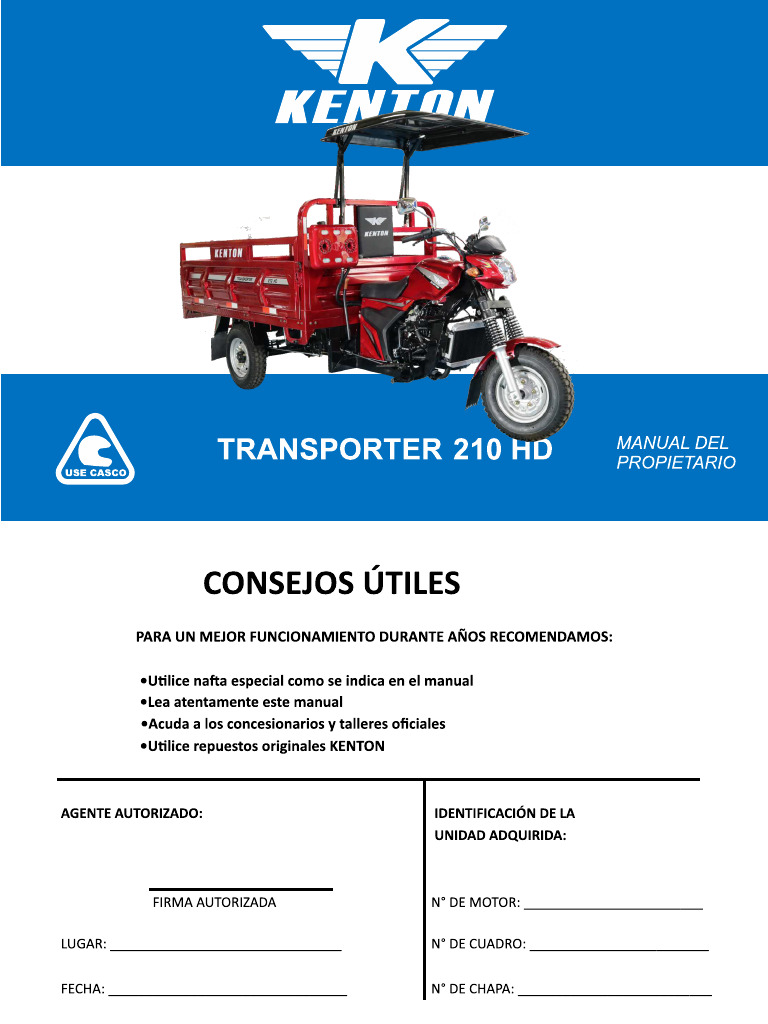 Manual Transporter HD 210 | PDF