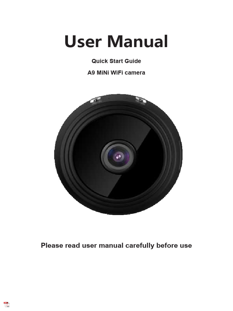 A9 Mini WiFi Camera User Manual | PDF | Wi Fi | Electromagnetic ...