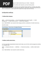 SAP SD Credit Management Configuration | PDF | Credit Card | Invoice