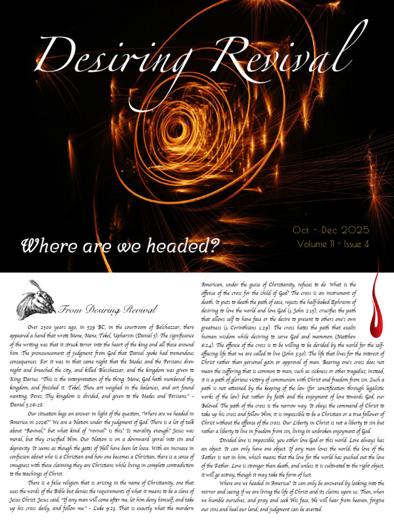 Christian Revival Newsletter Oct/Dec 2025 | PDF | Salvation | Jesus