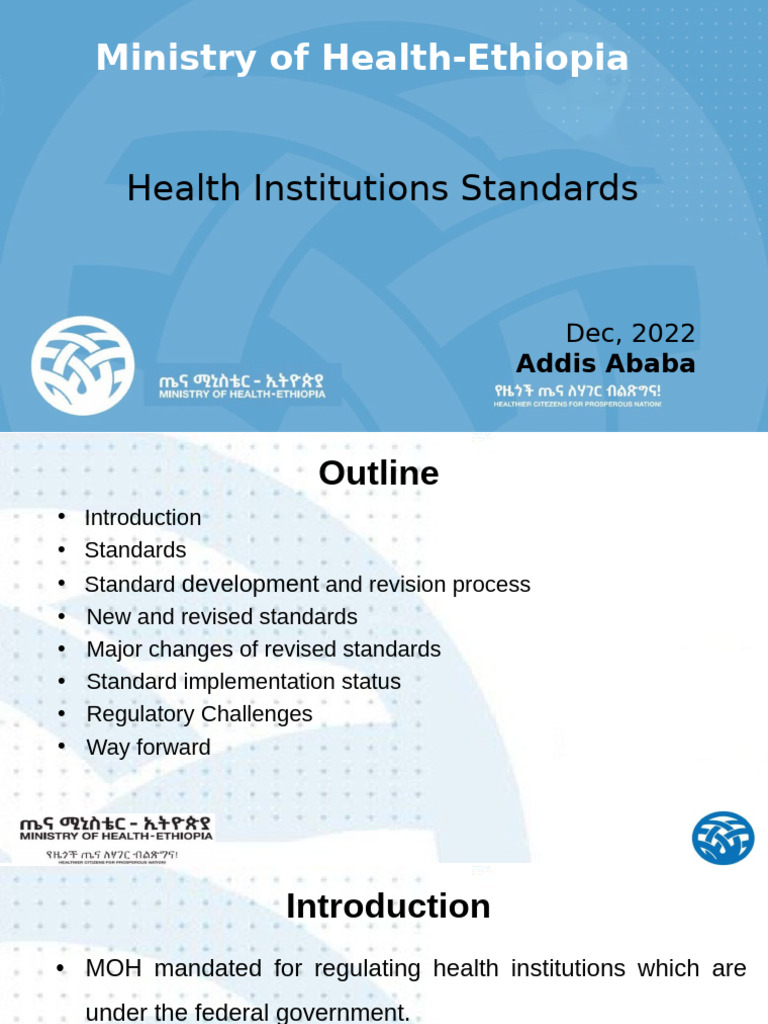 Standards Dessimination .PPT For Final | PDF | Clinic | Hospital