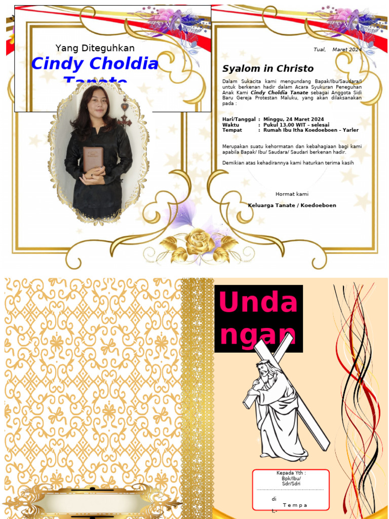 Undangan Sidi Cindy (AutoRecovered) | PDF