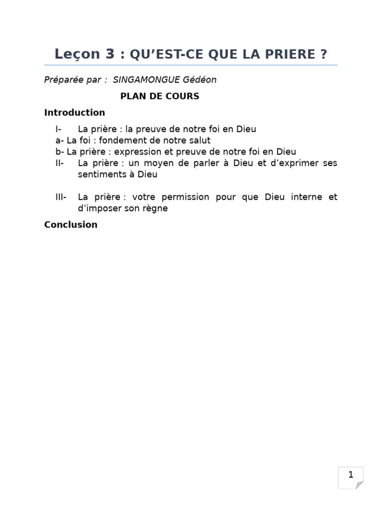 Comprendre la prière chrétienne | PDF | Dieu | Prière