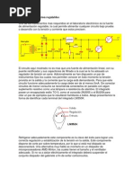 Fuente Regulada Simple de Alta Corriente | PDF | Transformador | Transistor