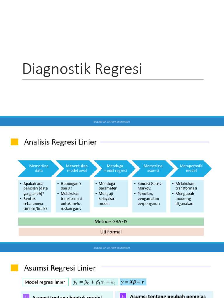 8-Slide Diagnostik Regresi Part 1 | PDF
