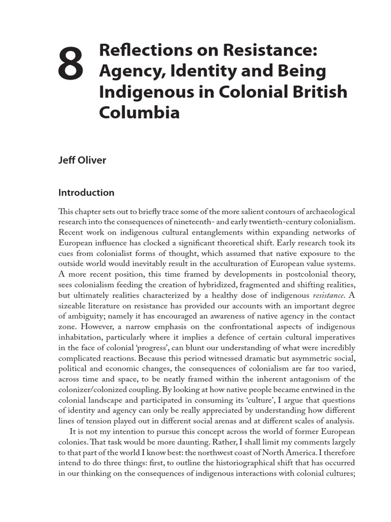 Reflections On Resistance Agency Identit | PDF | Colonialism ...