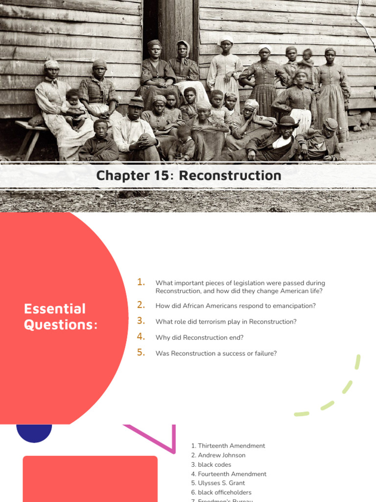 Reconstruction: Legislation and Impact | PDF | Reconstruction Era | Ku ...