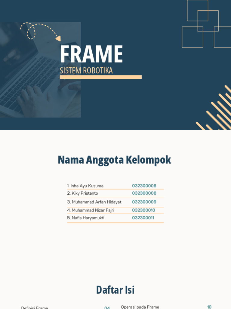 Kelompok 2 Frame Sistem Robotika 20250915 192532 0000 | PDF