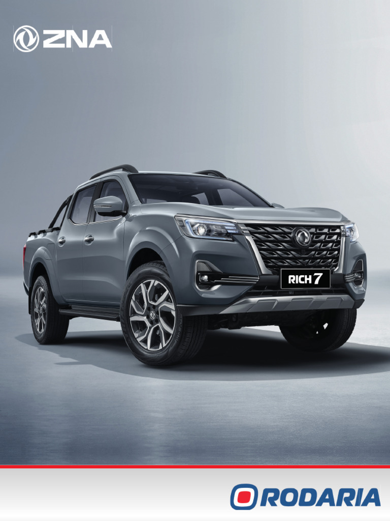 Ficha Tecnica ZNA Rich-7 4x4 | PDF | Tracción en las cuatro ruedas | Eje