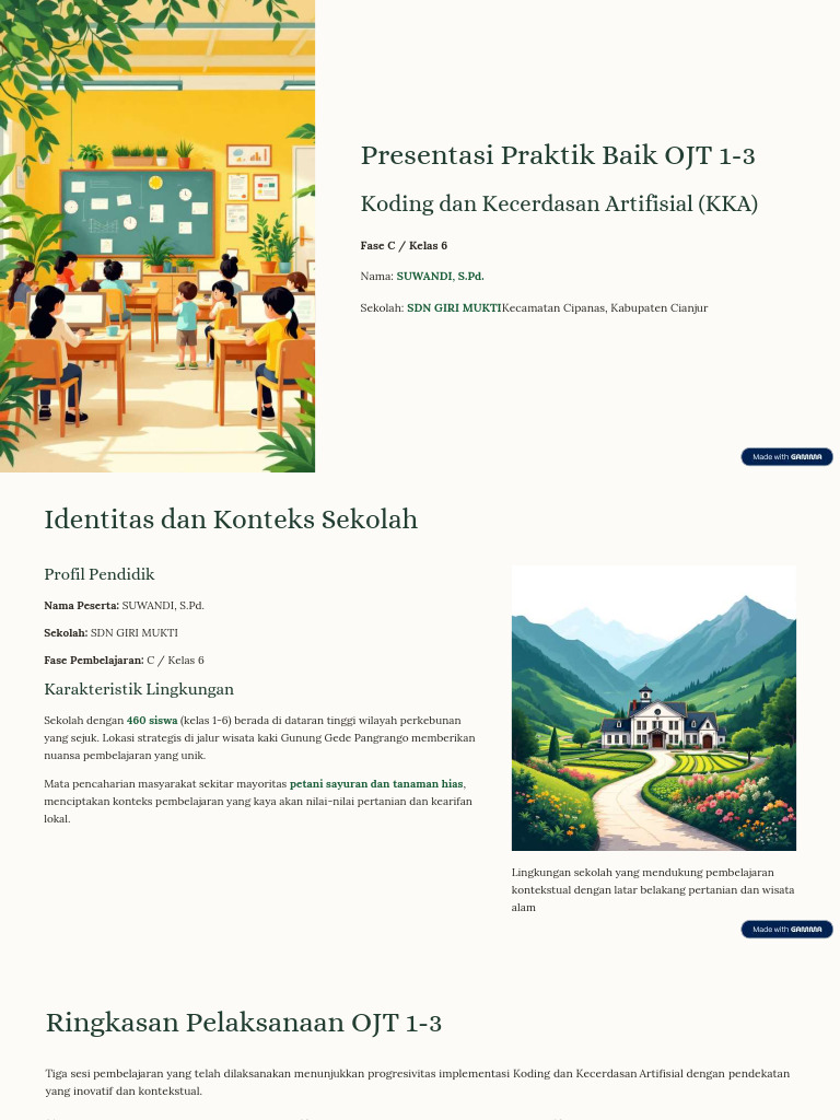 Bahan Presentasi Praktik Baik Koding | PDF