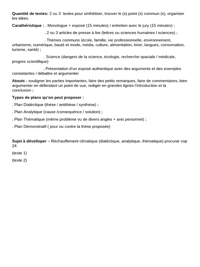 Présentation Orale - Atouts | PDF