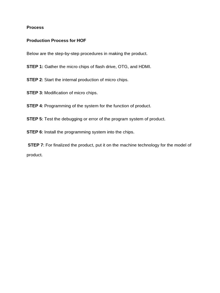 Process Technop Chapter 2 | PDF