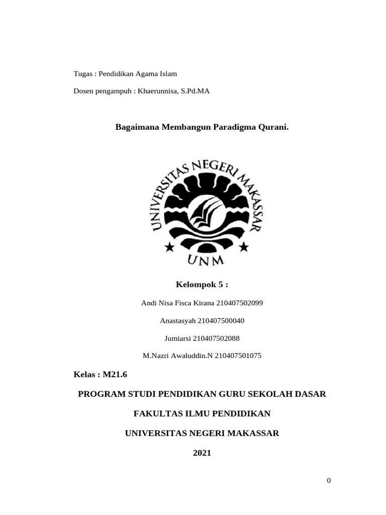 Paradigma Qurani untuk Mahasiswa Modern | PDF