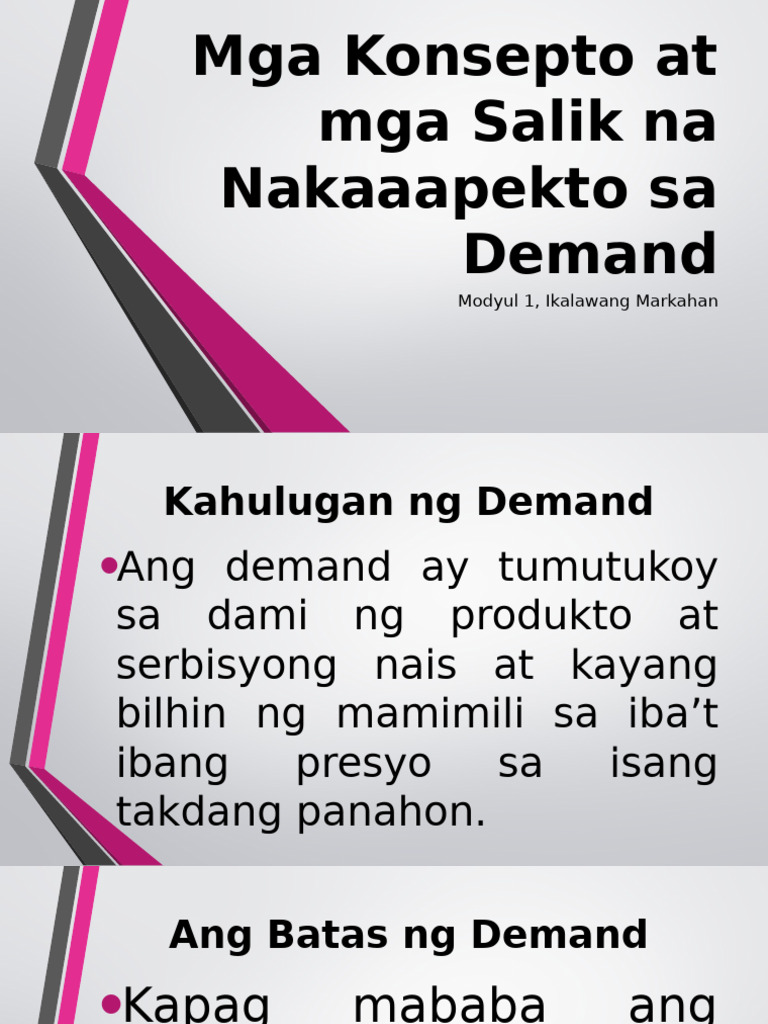 AP9_Q2_Module 1_Supply Konsepto | PDF