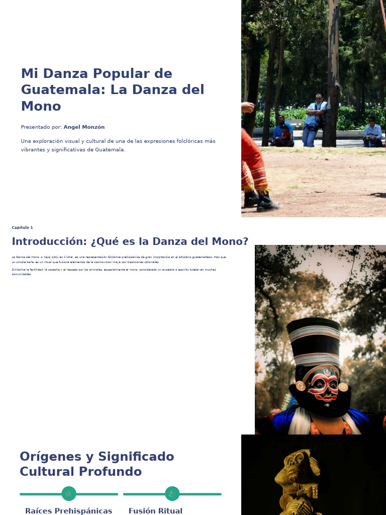 La Danza del Mono en Guatemala | PDF | Bailes | Ritmo