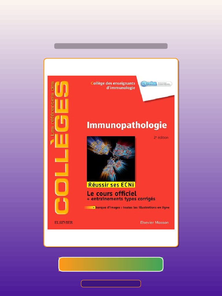 Authorized Immunopathologie 2e Dition Edition Lelivre | PDF | Multiple ...