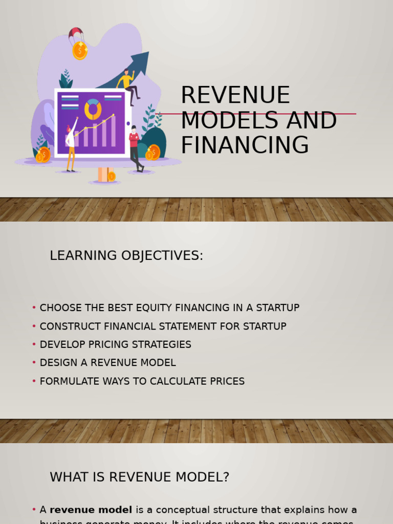 Revenue Models for Startup Financing | PDF | Corporate Finance ...