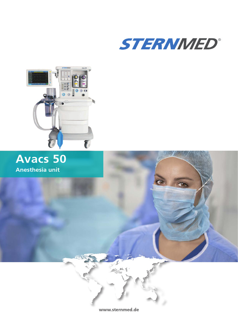 Avacs50 Anesthesia Machine | PDF | Breathing | Respiration