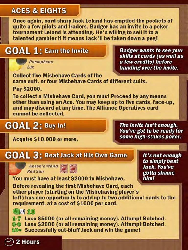 Story Card - Aces and Eights | PDF