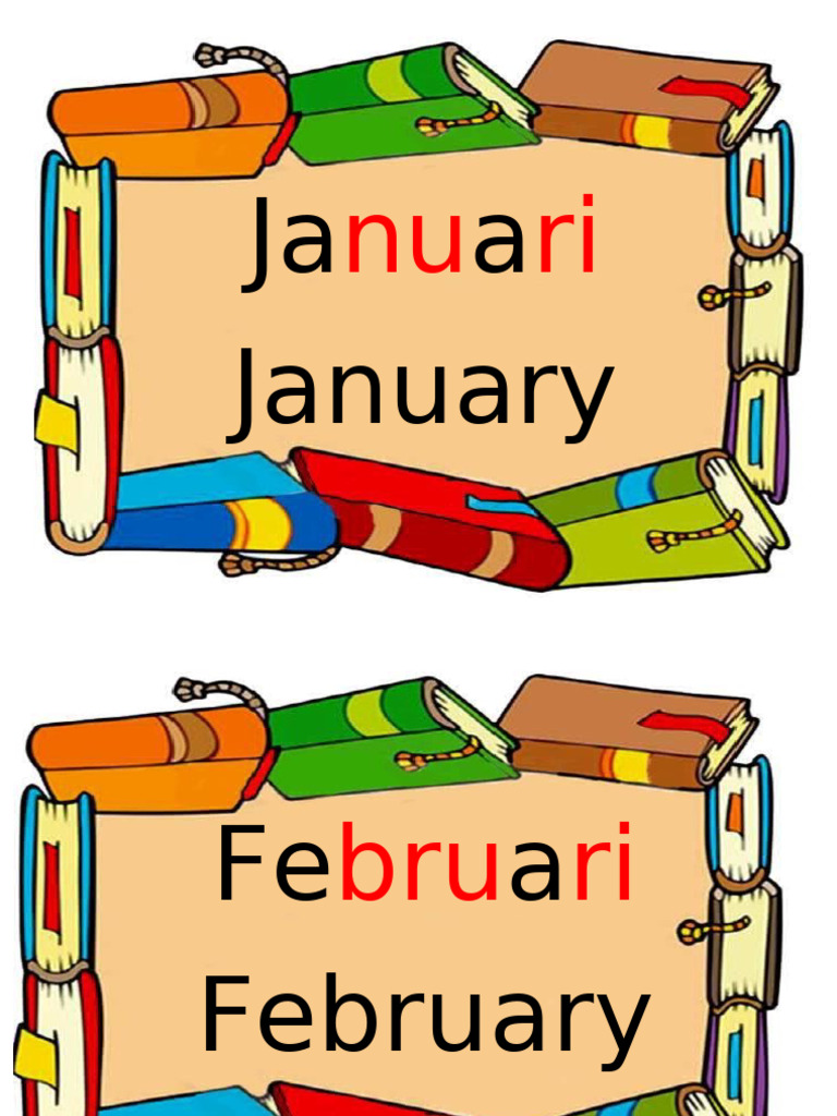 Nama Bulan Dalam Setahun | PDF