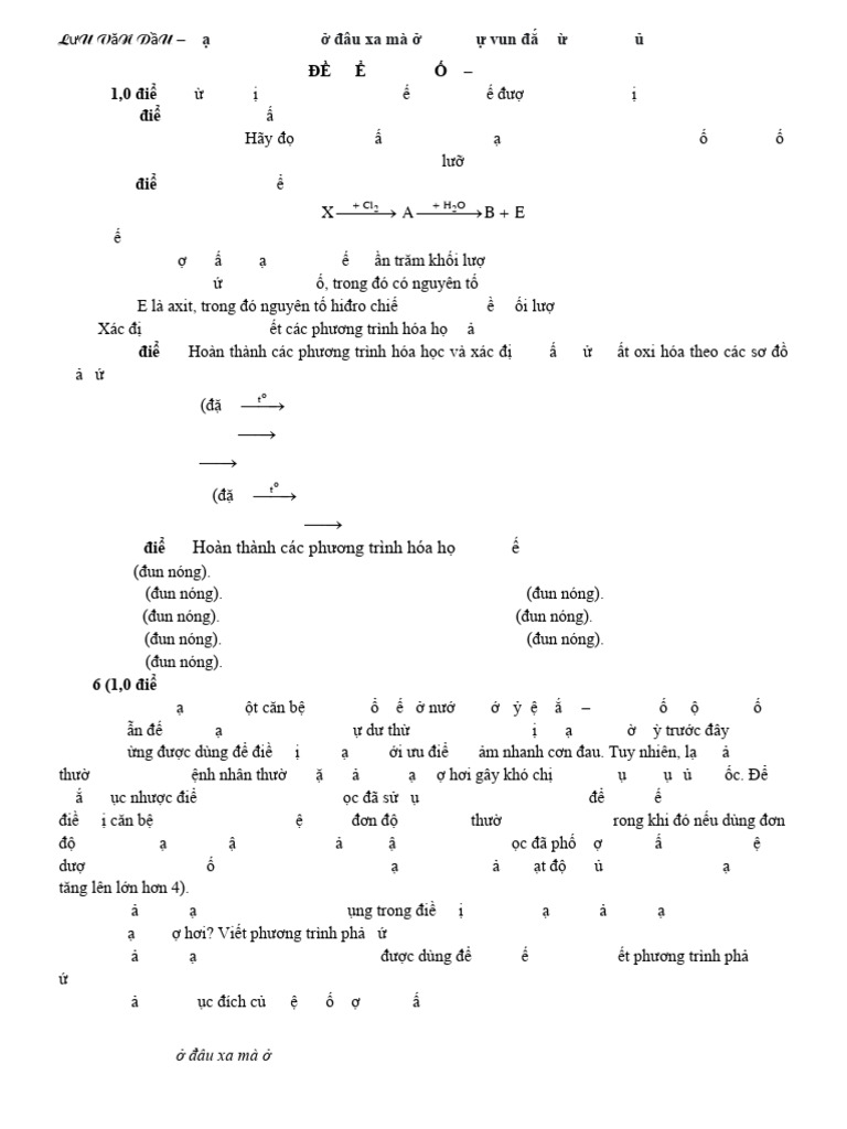 1.1. de Kiem Tra So 1 (Gioi Han Oxi Khong Khi) | PDF