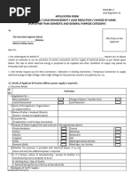 New Electricity Connection Application Form | PDF | Electricity ...