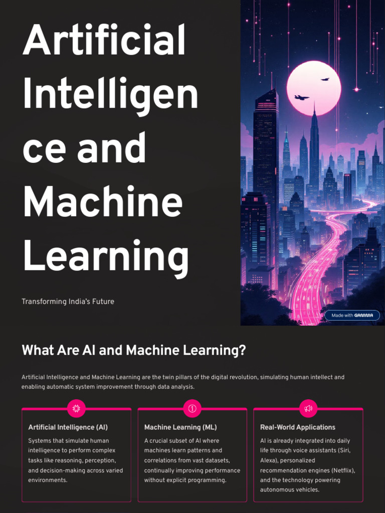Artificial Intelligence and Machine Learning | PDF | Artificial ...