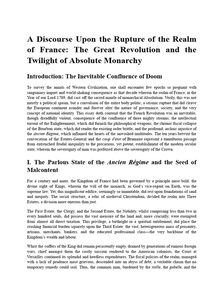 Reading Passage | PDF | Reign Of Terror | Maximilien Robespierre