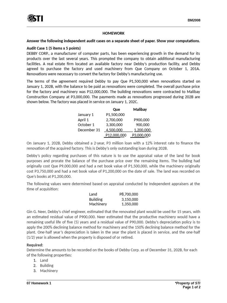 Audit of PPE | PDF | Depreciation | Fixed Asset