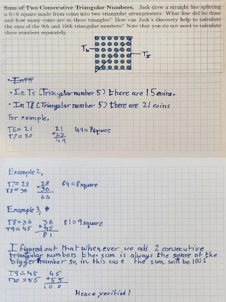 Triangular Numbers Combined | PDF