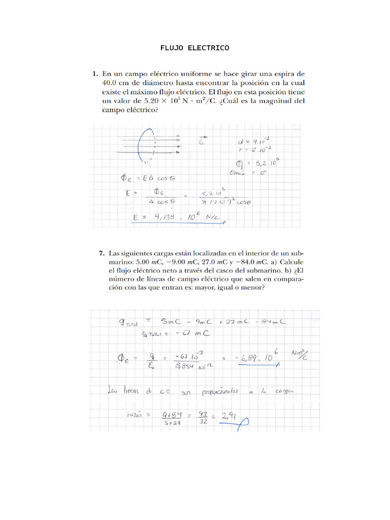 Flujo de la Electricidad | PDF