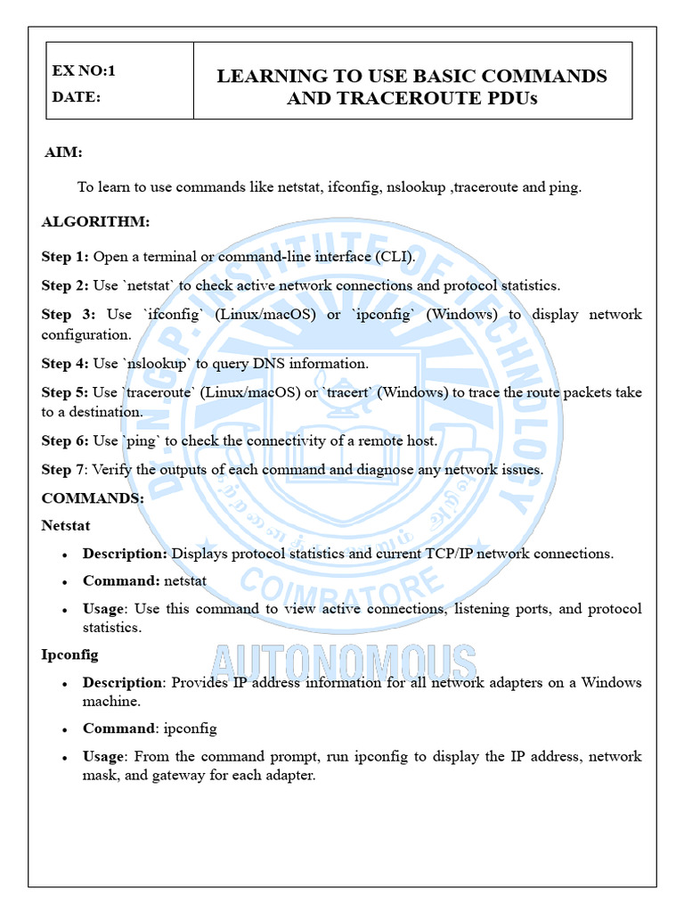 CN Lab Manual Megnath | PDF | Port (Computer Networking) | Transmission ...