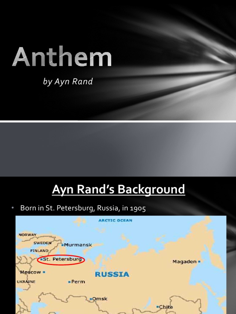 Anthem Intro3 | PDF | Ayn Rand | Collectivism
